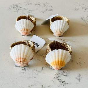 Pier 1 | Dining | Pier Natural Seashell Napkin Rings Set | Poshmark